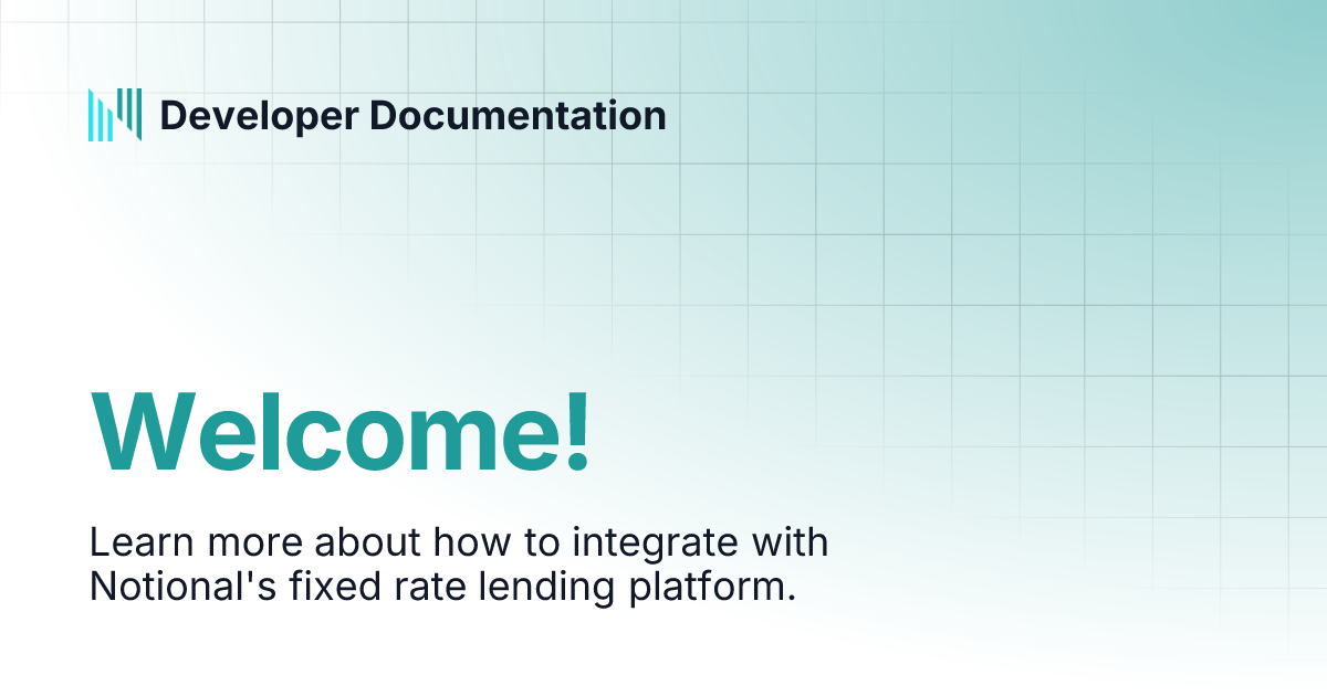 Welcome! | Developer Documentation